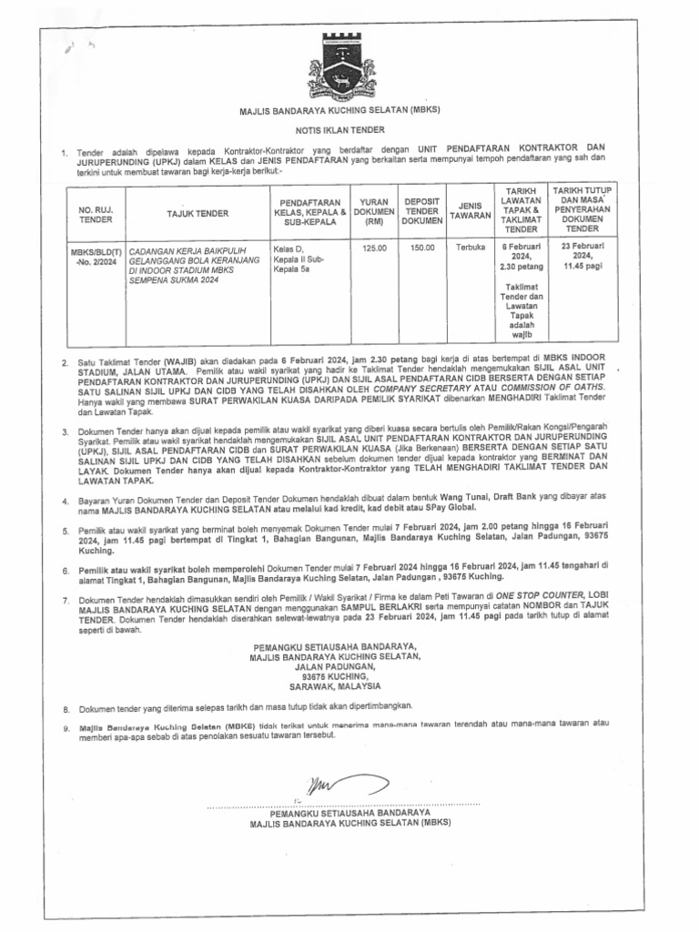 MBKS KCH | PDF