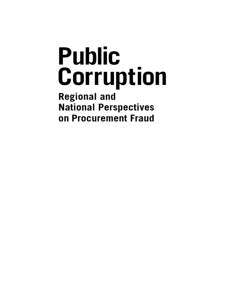 205754e408b198deec332ae8e6b97dbc | PDF | Corruption | Theory