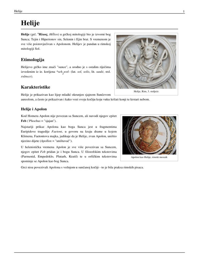 Helije | PDF