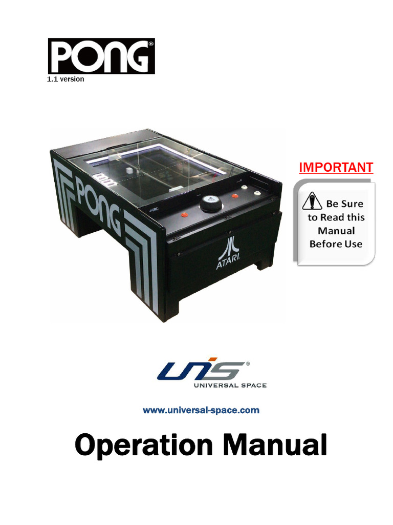 Pong Coffee Table Manual | PDF | Hazards | Manufactured Goods