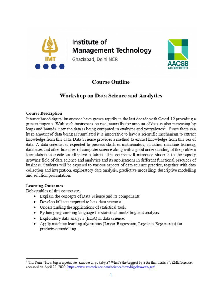 Data Science And Analytics Pdf Analytics Data