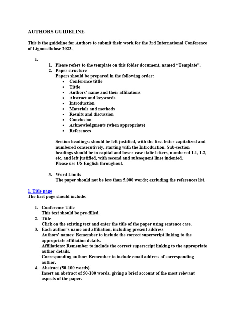Authors Guideline Pdf Letter Case Bracket