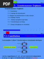 Diapo 1 - Transformateur Triphasé | PDF | Transformateur électrique | Inducteur