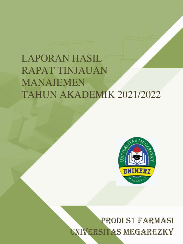 RTM - RTL - AMI Prodi S1 Farmasi 2021-2022 Fixx | PDF