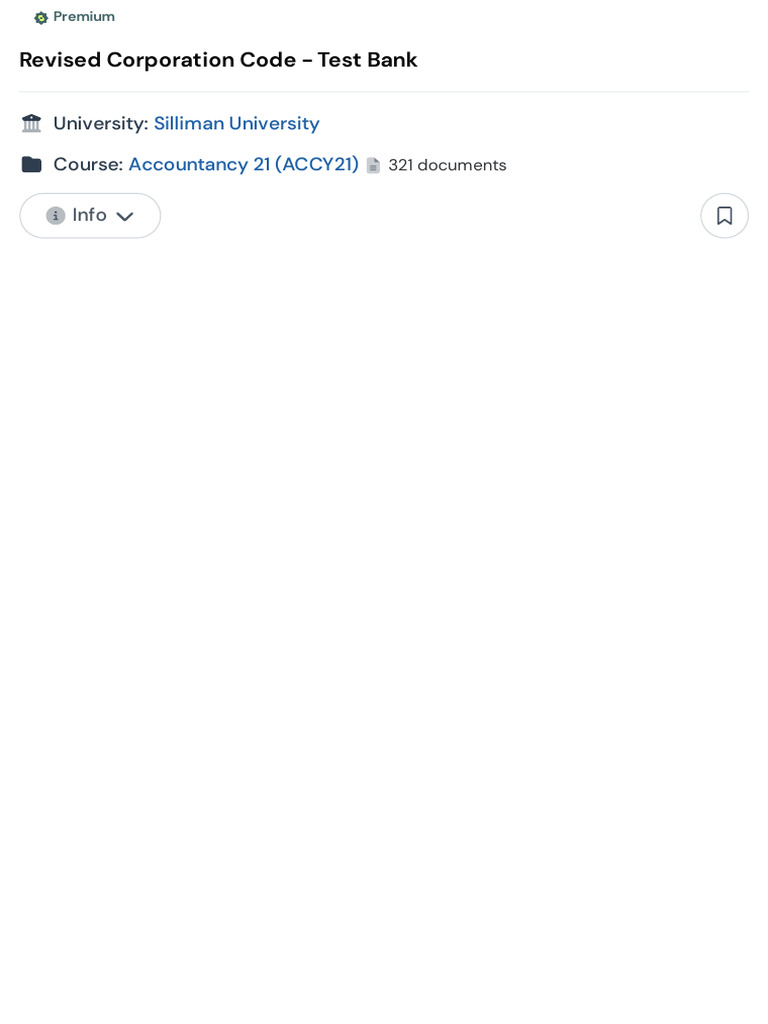 Revised Corporation Code Test Bank - Compress | PDF | Stocks | Corporations