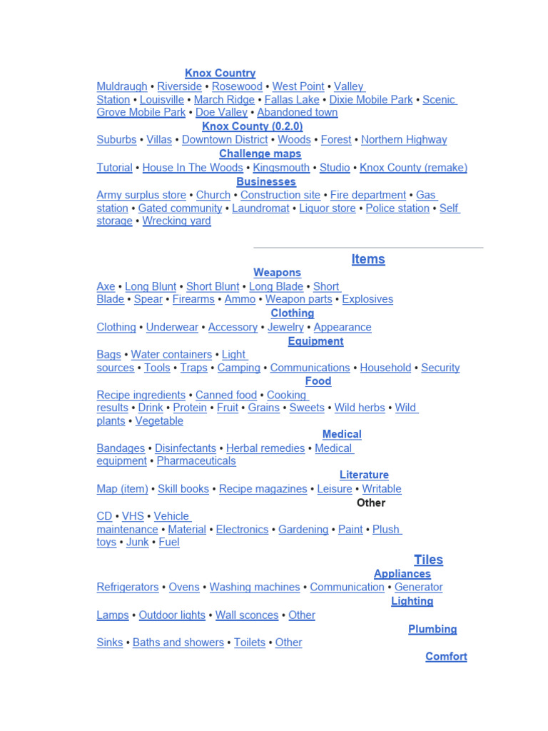 Knox | PDF | Manufactured Goods | Home