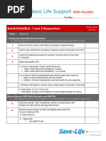 Checklist PEG Tube Feeding | PDF | Medicine | Health Sciences
