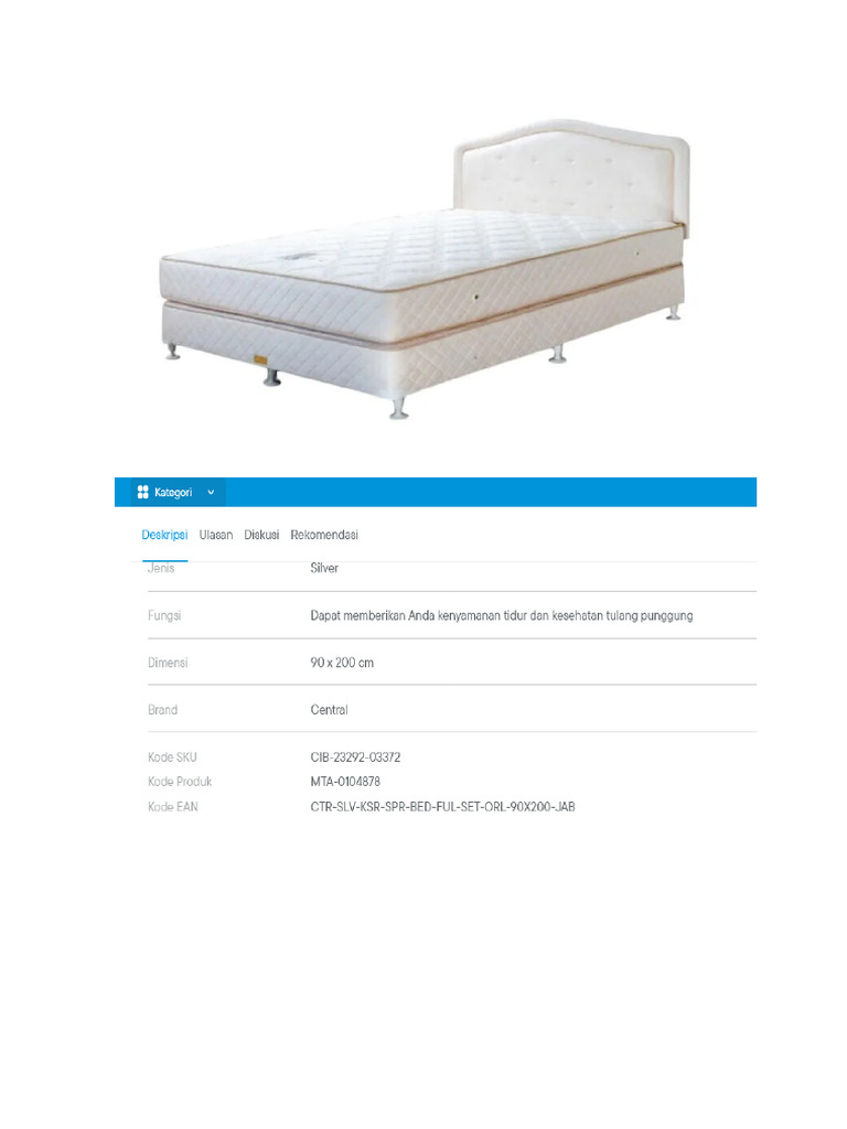 Gambar Spring Bed | PDF