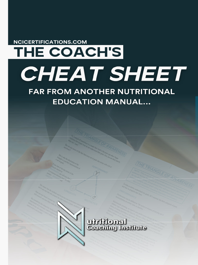 THE COACH S CHEAT SHEET 2nd Edition 2023 | PDF | Weight Loss | Fat