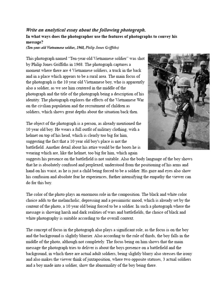 Photograph Analysis | PDF | Photograph
