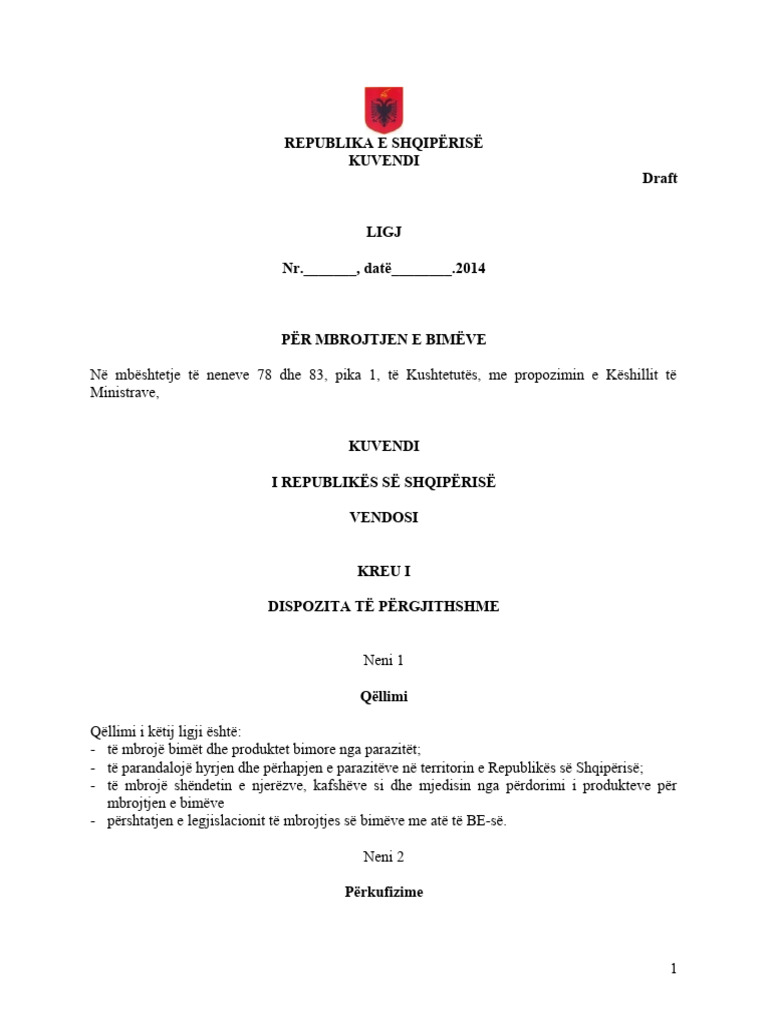 Ligji - Final - NENTOR 2015 | PDF