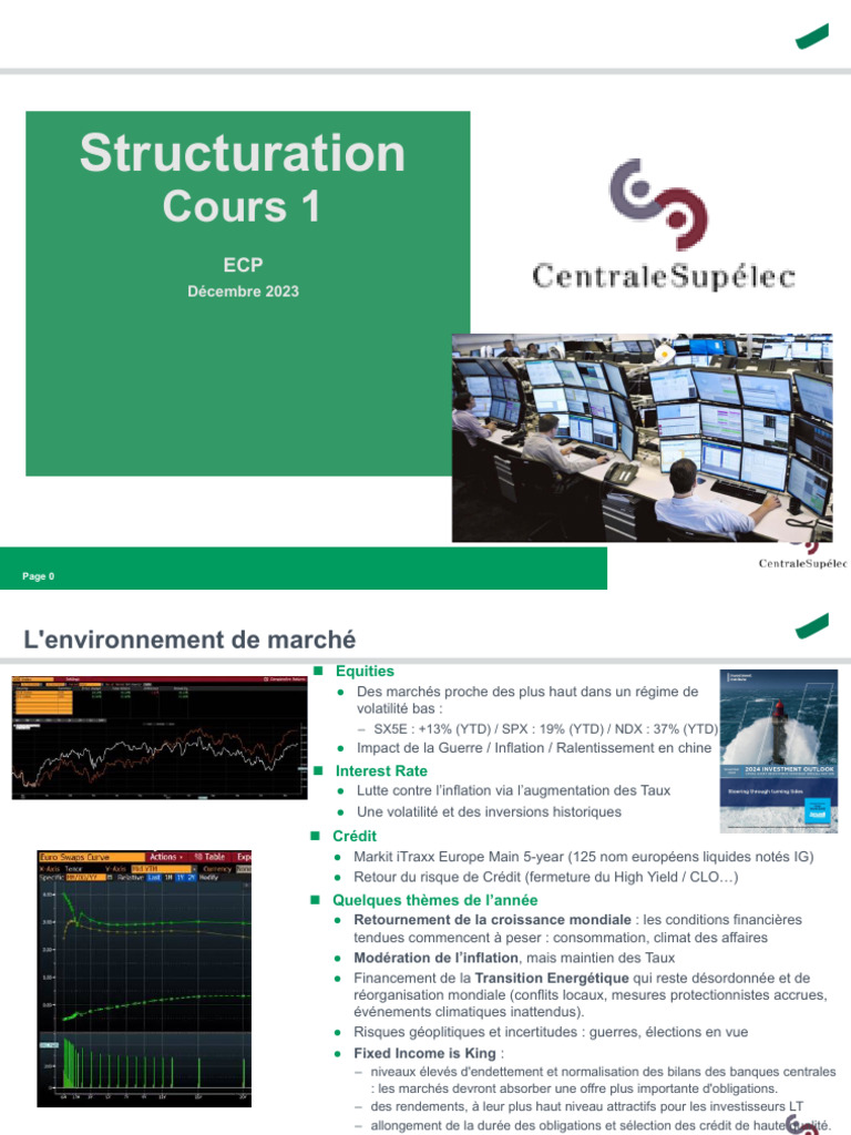 Cours 1 | PDF | Option (Finance) | Mandat (finances)