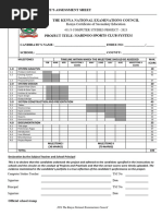 Maringo Sports Club System | PDF | Feasibility Study | Cost