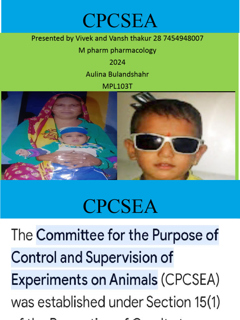 CPCSEA, IAEC, BIOASSAY MPL103T Unit | PDF | Bioassay | Assay