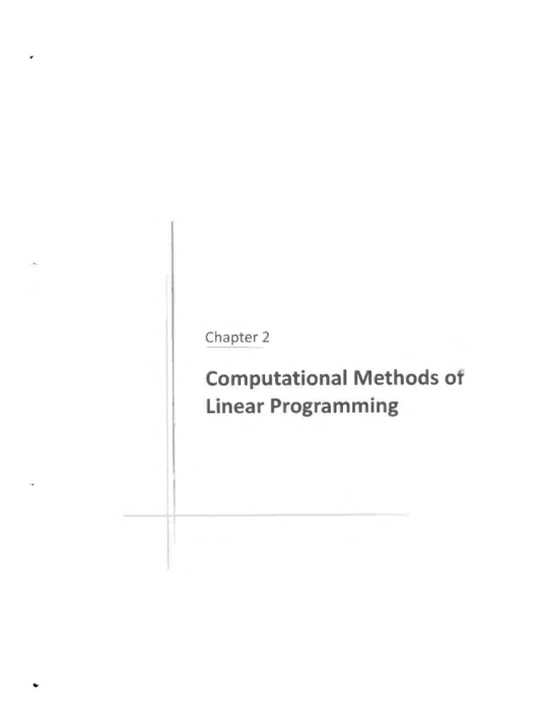 Computational Methods of LPP | PDF