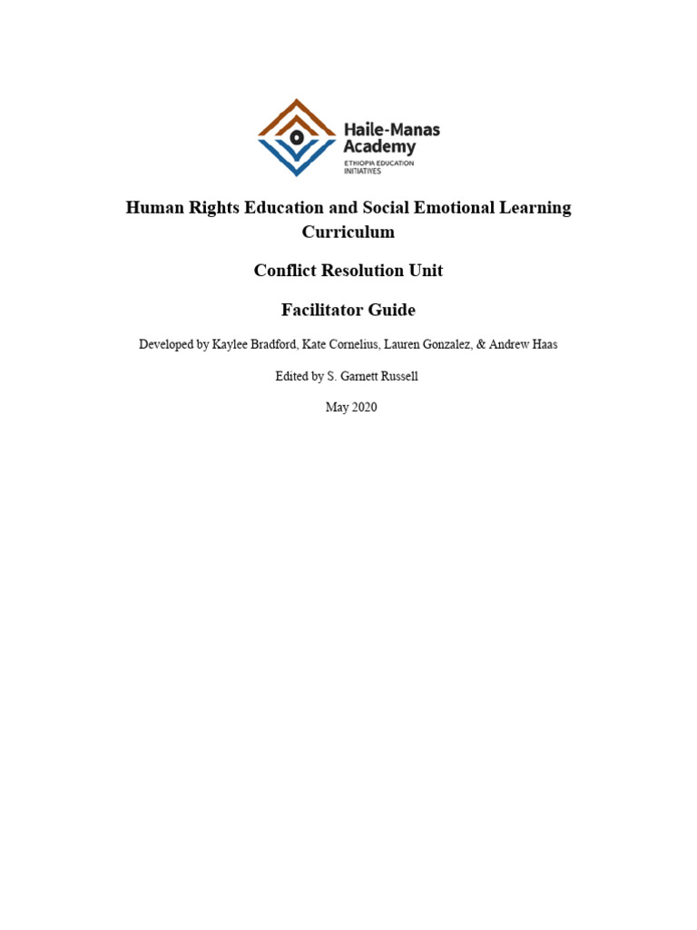 Strategies for Positive Conflict Resolution | PDF | Learning | Conflict ...