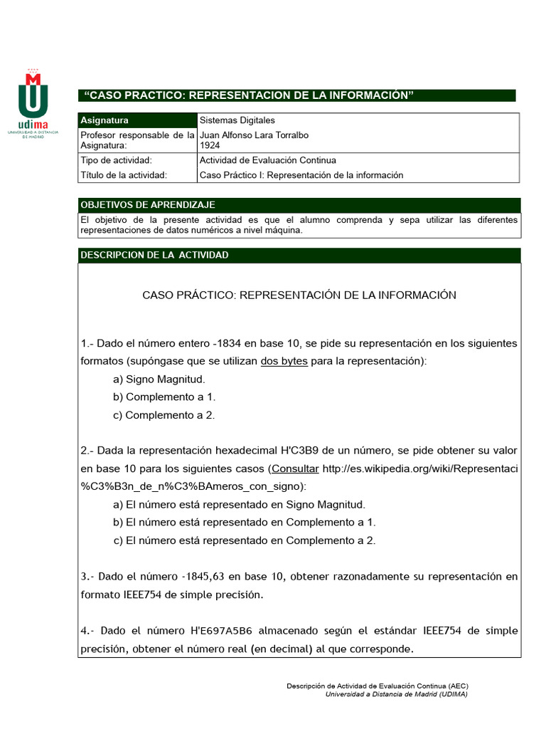 CP1 Repres Info | PDF | Evaluación | Maestros