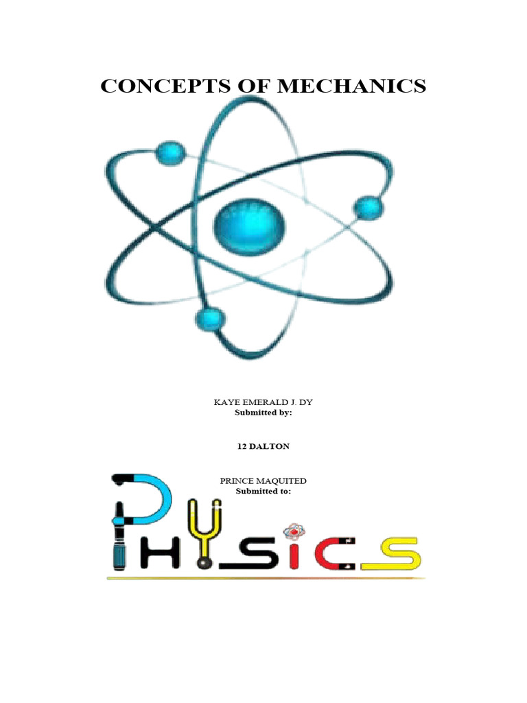 Concepts of Mechanics | PDF | Force | Friction