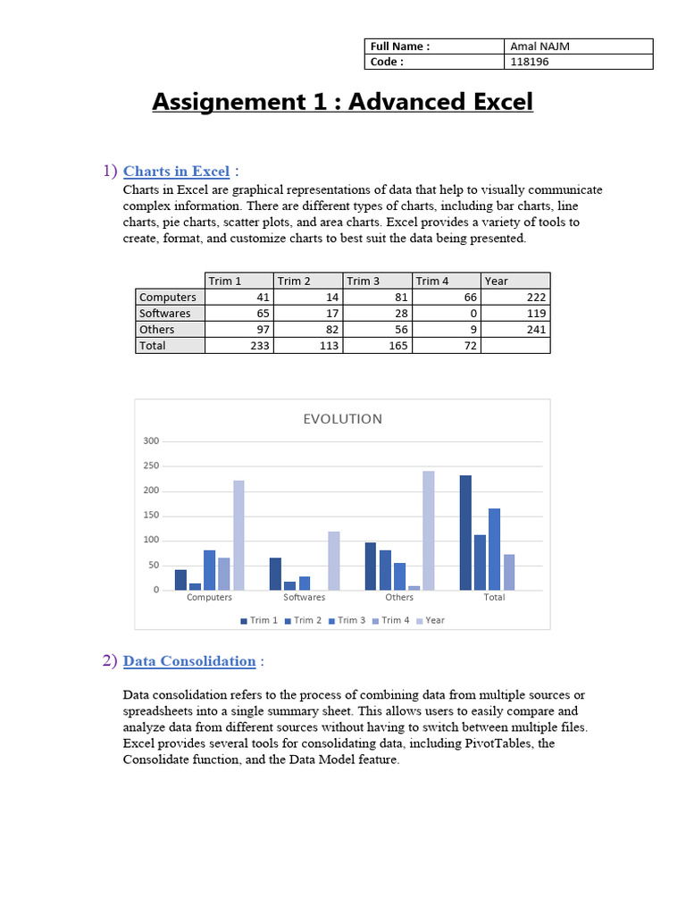 Assignment 1 VBA | PDF | Microsoft Excel | Spreadsheet