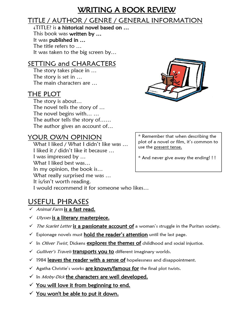 Writing a Book Review Guide | PDF