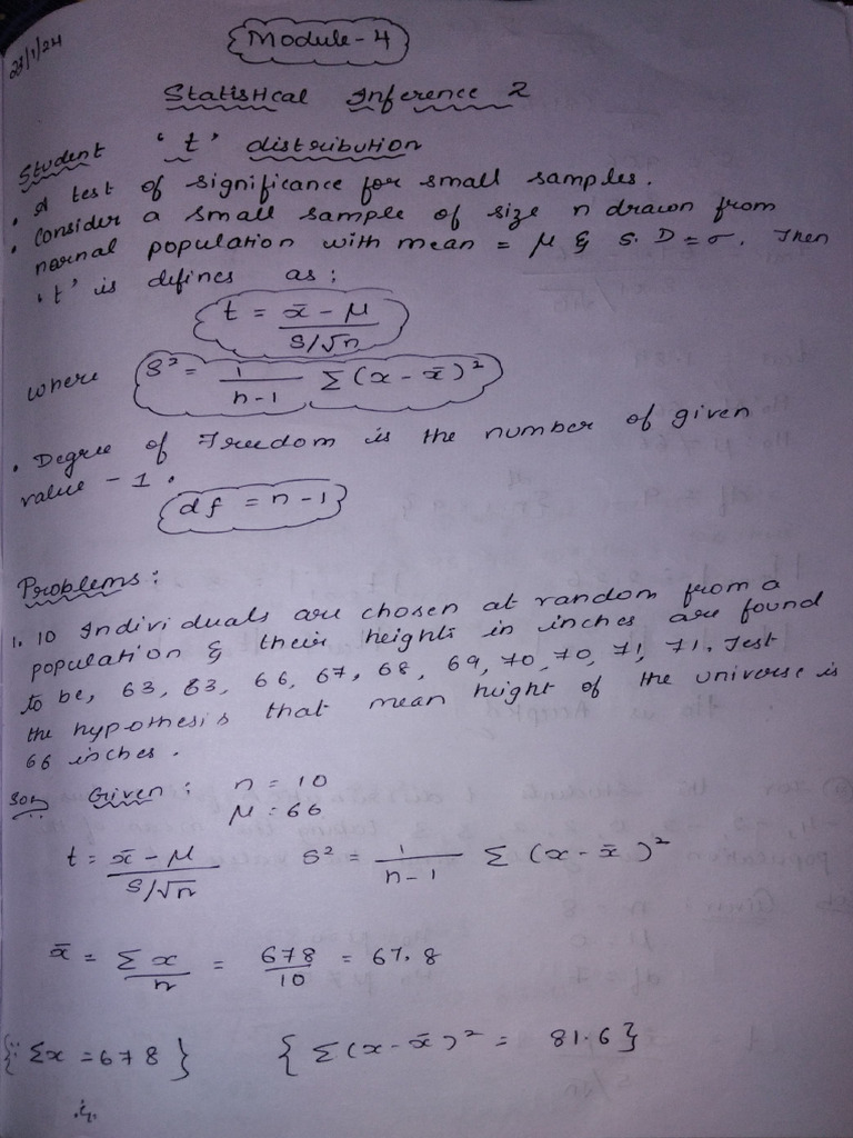 Maths (Module 4) | PDF