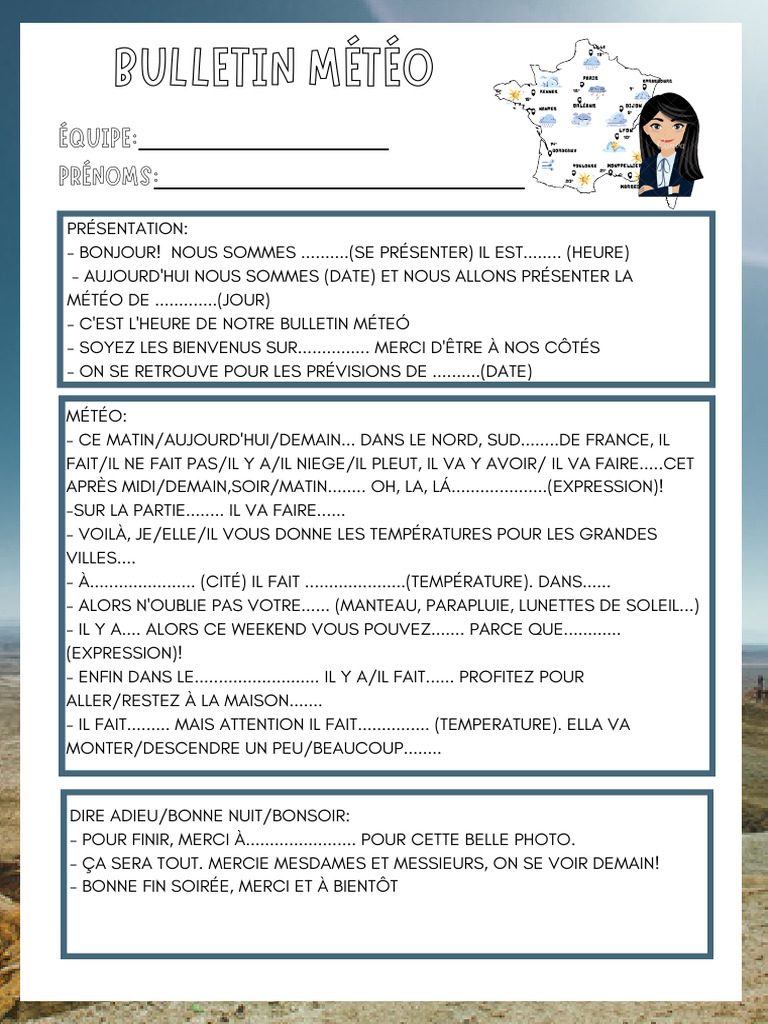 Bulletin Météo du Jour | PDF | Sciences de l'atmosphère | Météorologie