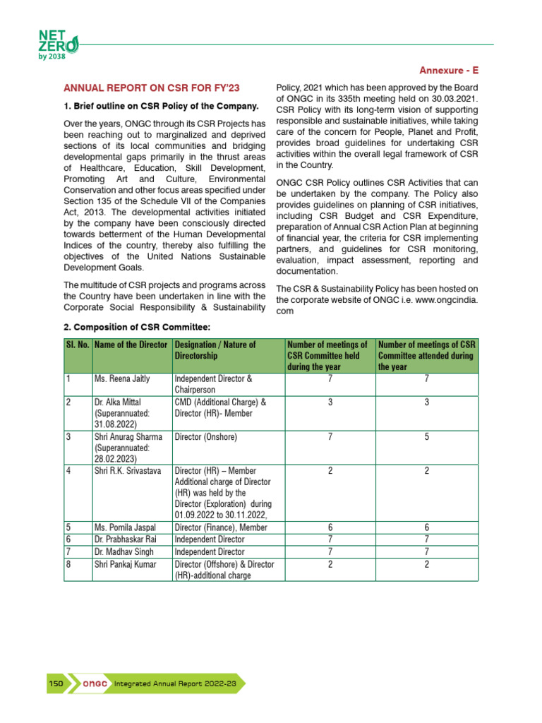 Impact Assessment Report - ONGC | PDF | Corporate Social Responsibility ...
