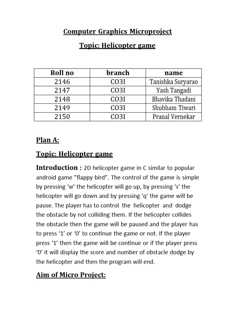 CGR Microproject | PDF | Computer Program | Programming