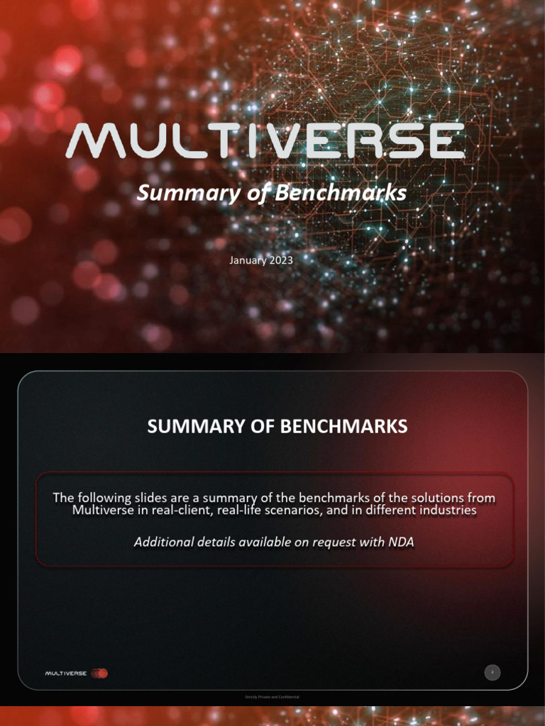 Multiverse-Benchmarks No Nda All Verticals Jan 24 2023 | PDF | Quantum Computing | Mathematical ...