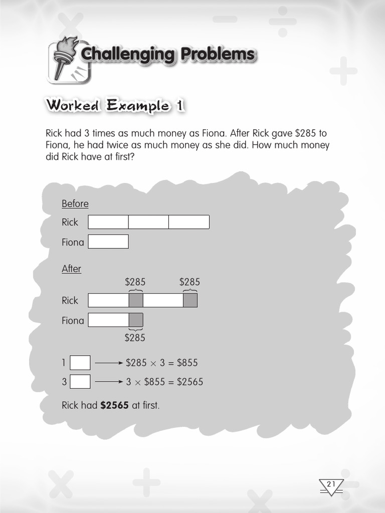 SF - pmcwp4 Singapore Math Changing Word Problem 4 | PDF | Mathematics ... SF - pmcwp4 Singapore Math Changing Word Problem 4 | PDF | Mathematics ...