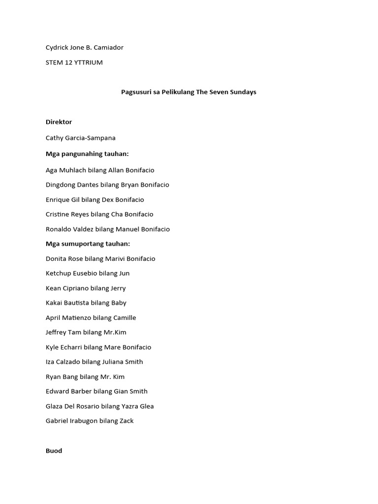 Filipino Final Pagsusuri | PDF