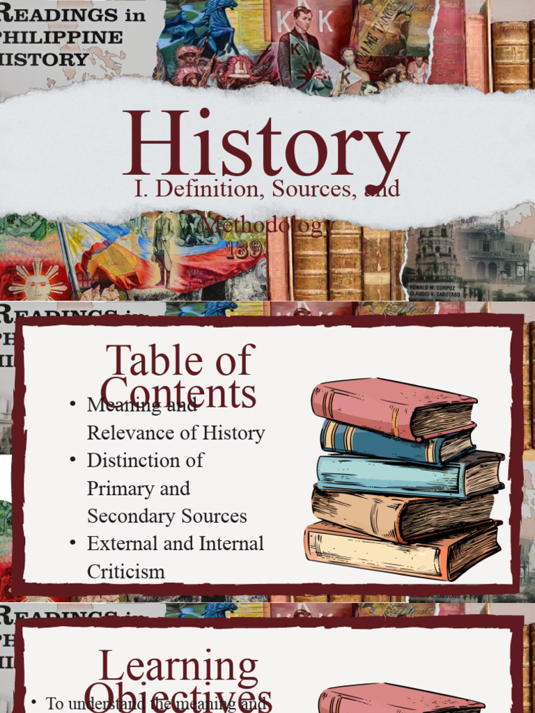 Definition Sources and Methodology | PDF | Primary Sources | Historiography