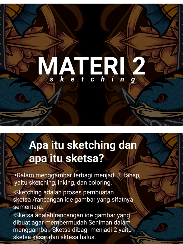 Materi 2, Sketching | PDF