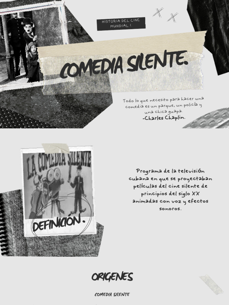 Comedia Sil3nte - Historia Presentación | PDF | Entretenimiento