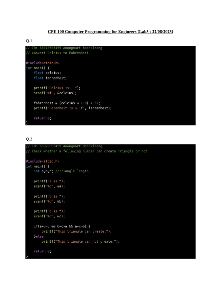 Lab3 (22:08:2023) | PDF | Computer Libraries | Computing