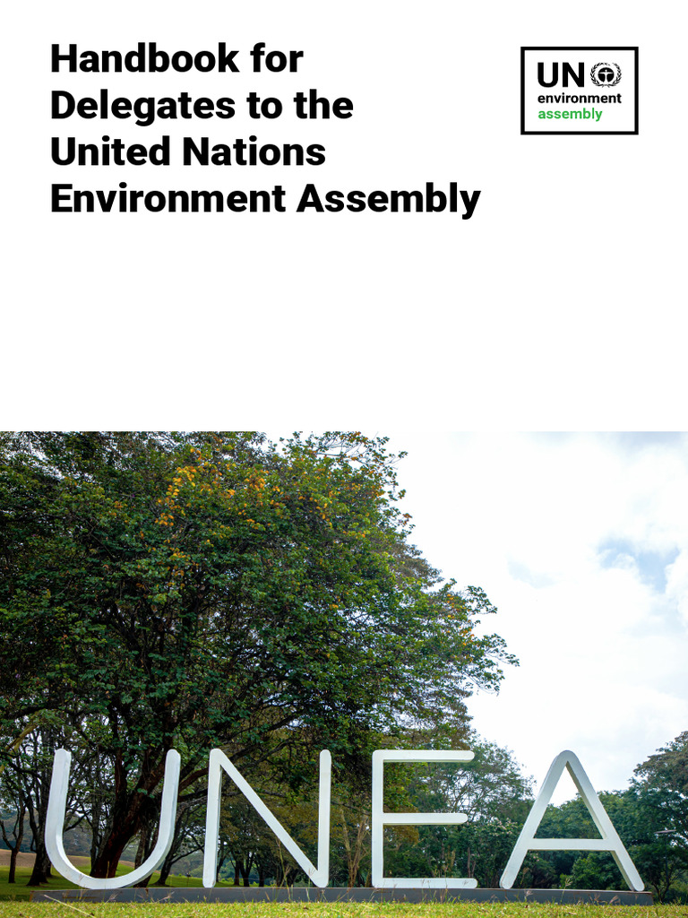 UNEA Handbook | PDF | United Nations Environment Programme | Committee