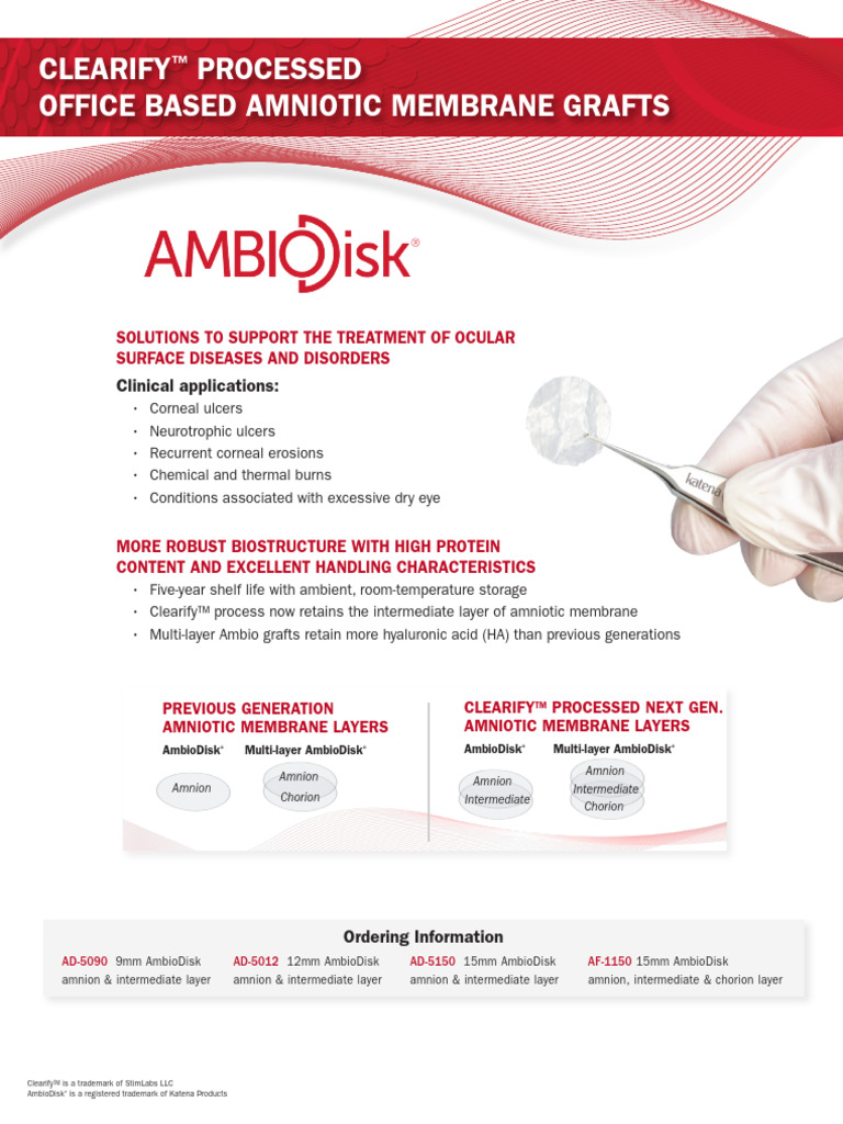 AmbioDisk Information | PDF | Wound Healing | Angiogenesis