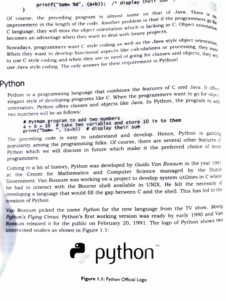Introduction To Python Pdf Programming Computer Program