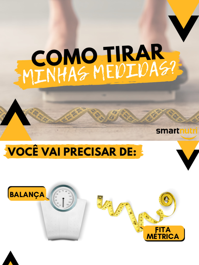 Como Tirar Minhas Medidas Smart Nutri | PDF