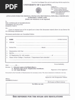 CU Certificate Application Form | PDF | Government