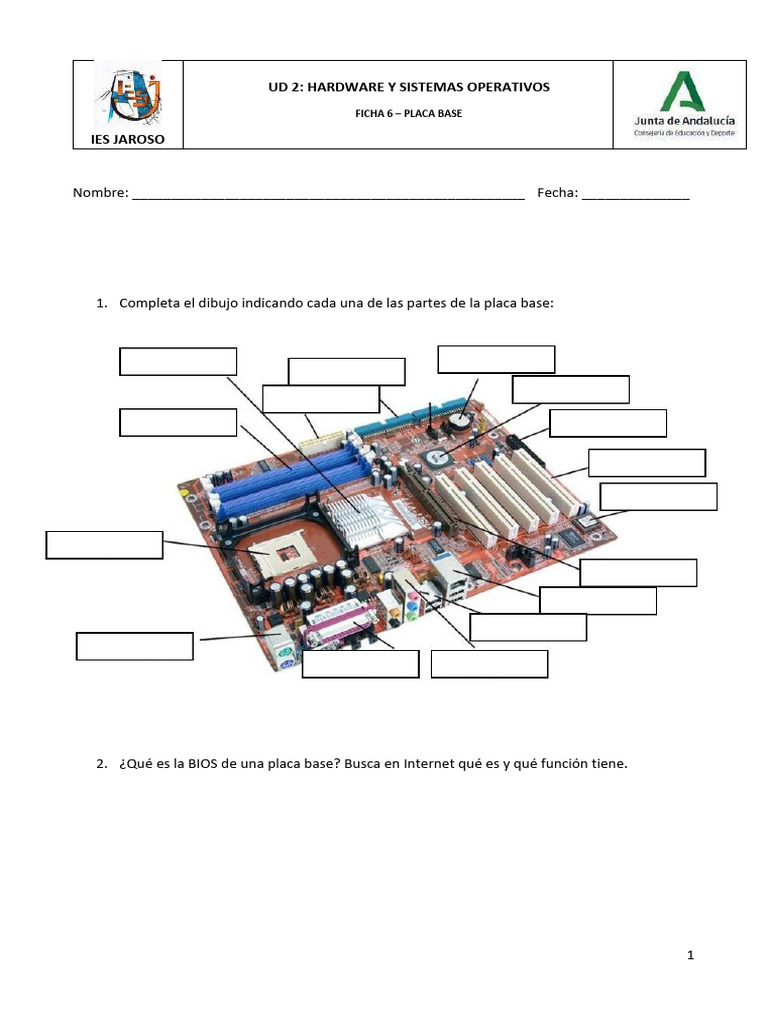 Ejercicios 6 - Placas Base | PDF