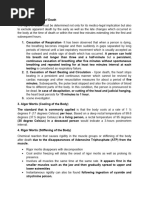 Pallor Mortis: 4 Stage of Death | PDF | Physiology | Death