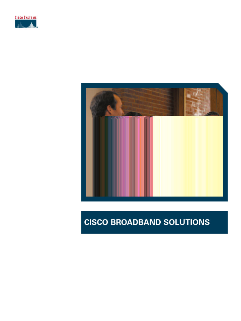 Cisco Broadband Solutions | PDF | Computer Network | Broadband