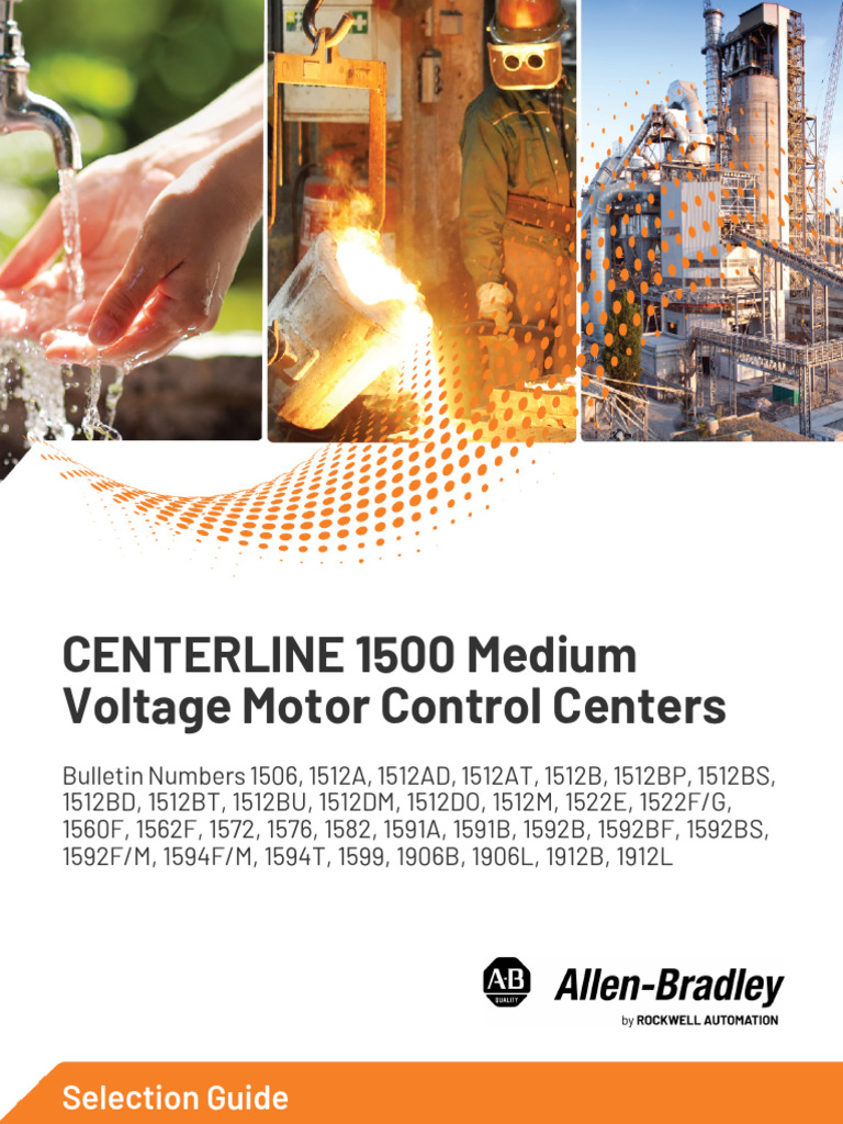 CENTERLINE 1500 Medium Voltage Motor Control Centers: Selection Guide ...