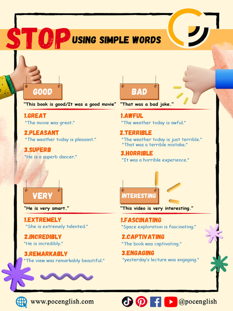 Stop Using Simple Words | PDF