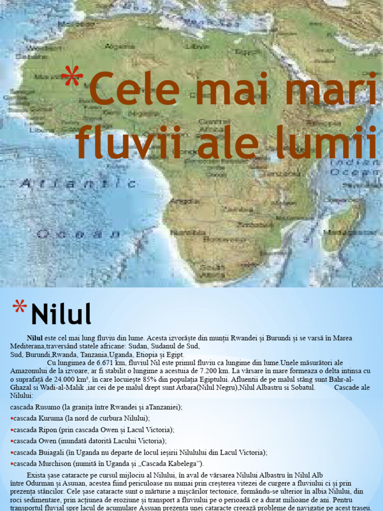 Cele Mai Mari Fluvii Ale Lumii | PDF