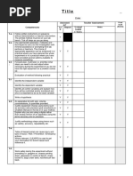 A Level Chemistry AQA CPAC Criteria Checklist | PDF | Risk