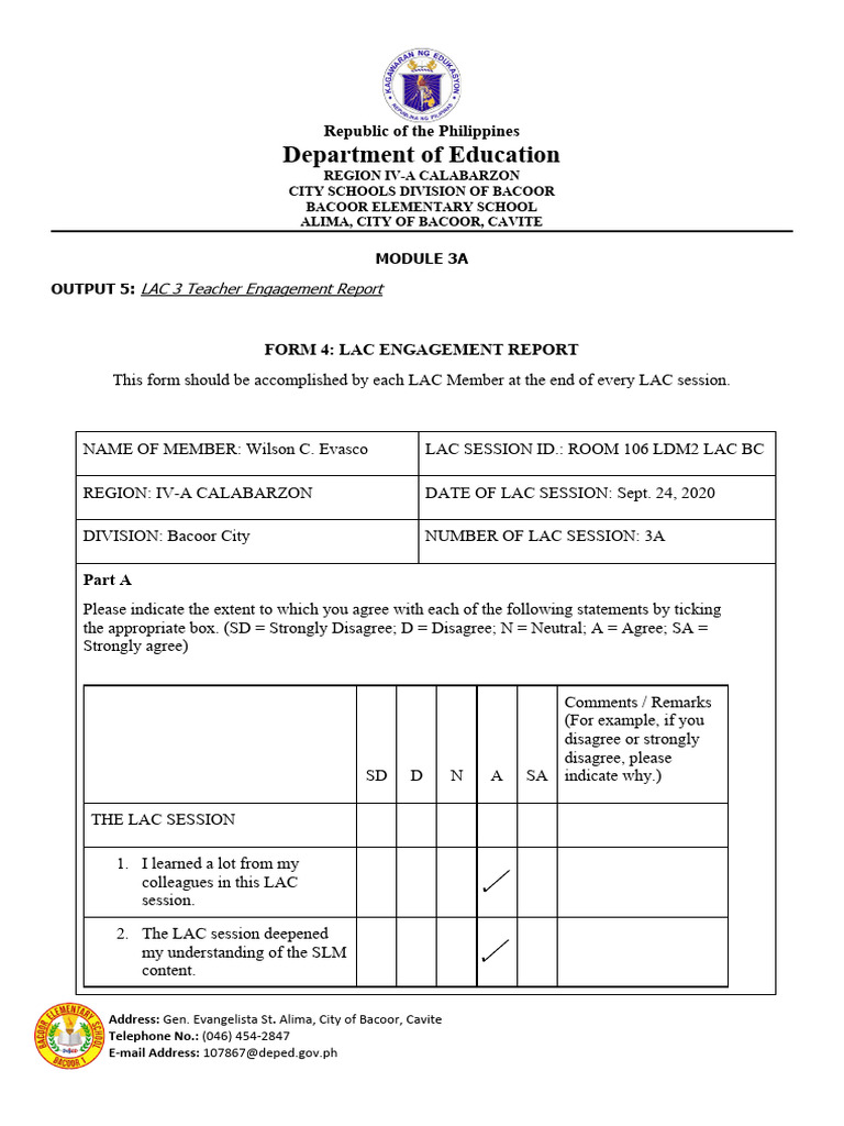Output 5 For Module 3a | PDF | Communication | Behavior Modification