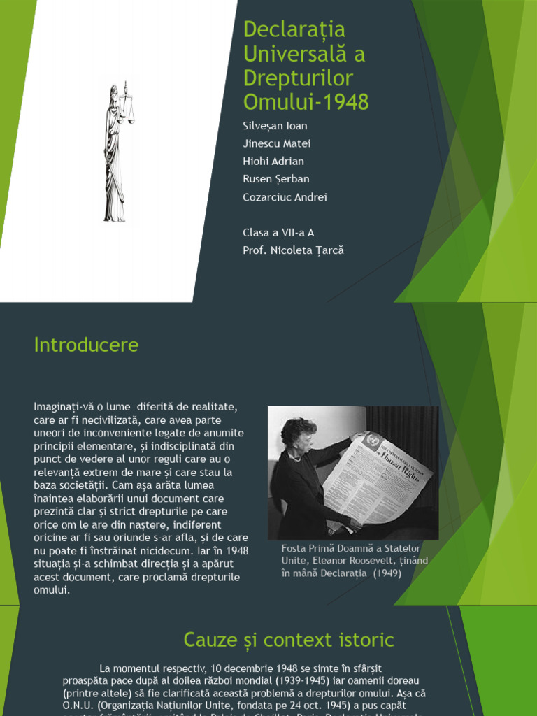 Proiect Ed. Sociala 18.10.2020 Drept. Omului Copie | PDF