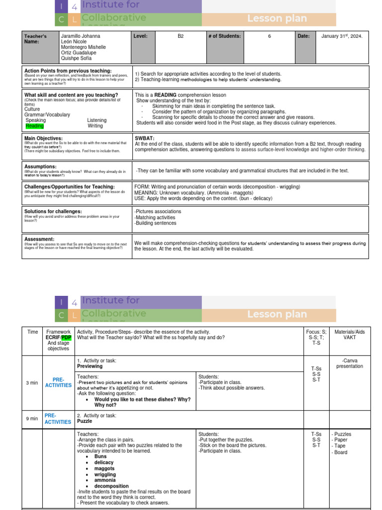 Reading Exam Final | PDF | Reading Comprehension